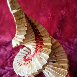 Spiral Christmas Tree - Handmade Wood and Epoxy River - Etsy