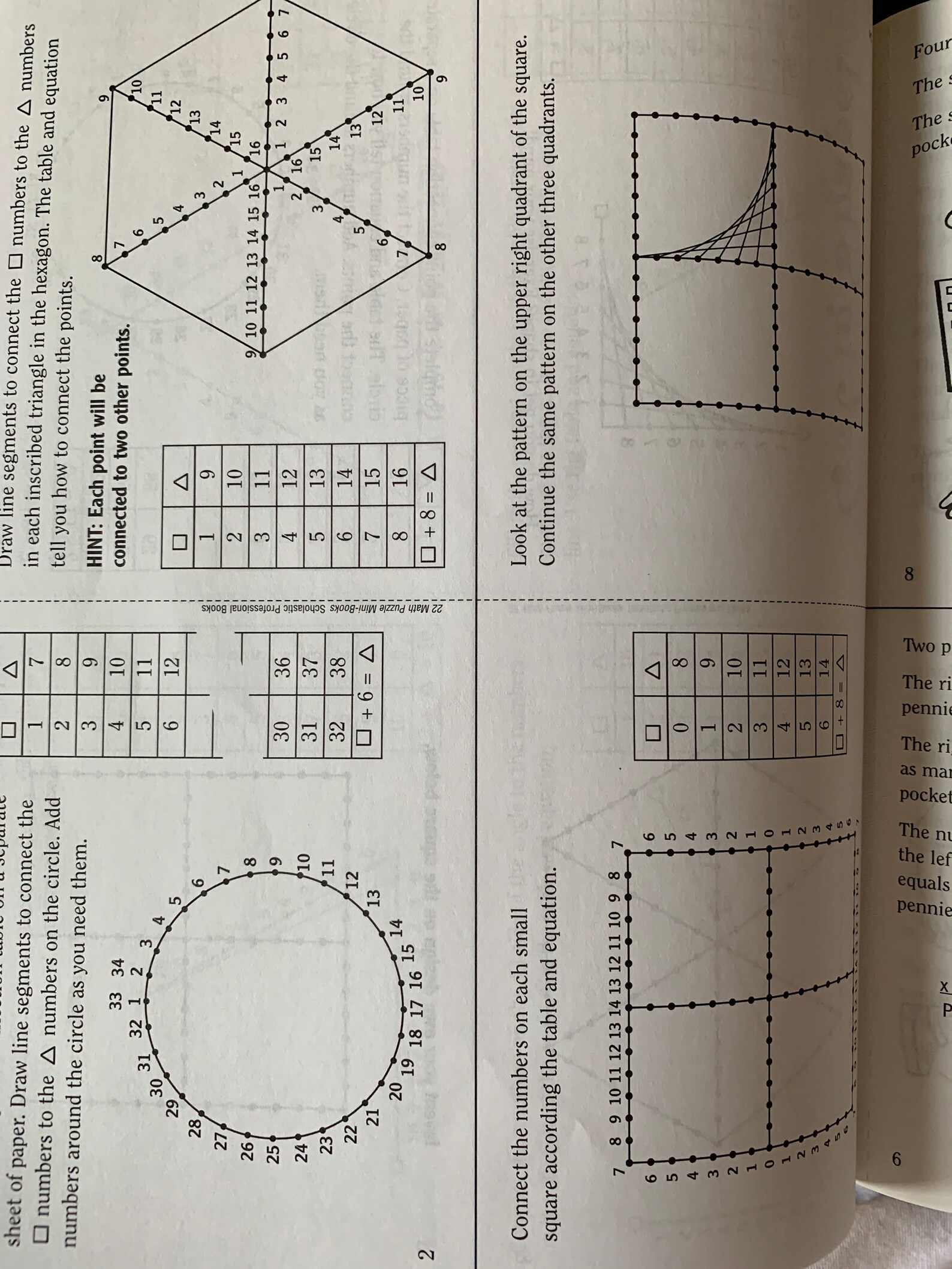 22 Math Puzzles Mini Book - Etsy