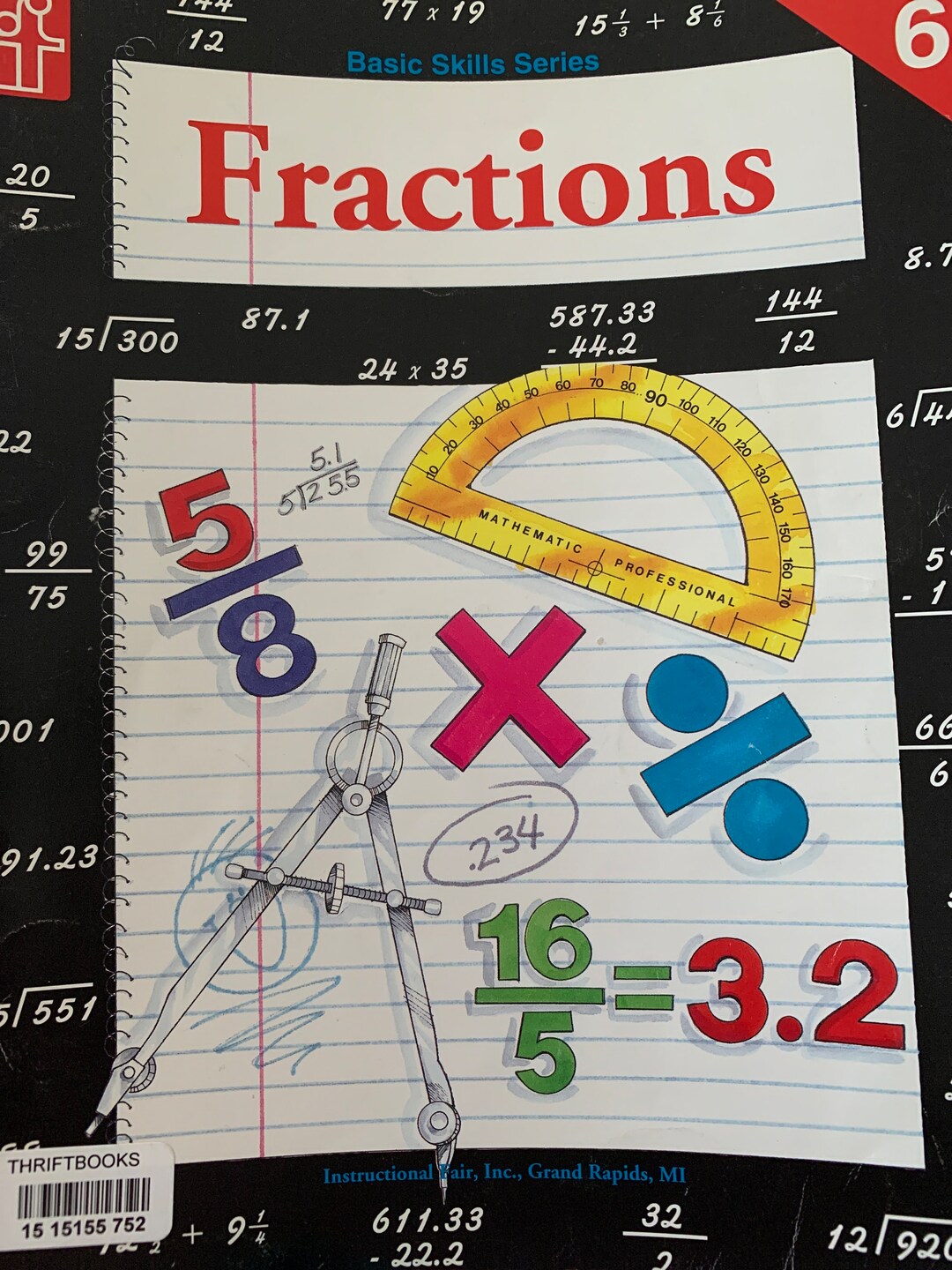 Basic Skills Series Fractions - Etsy