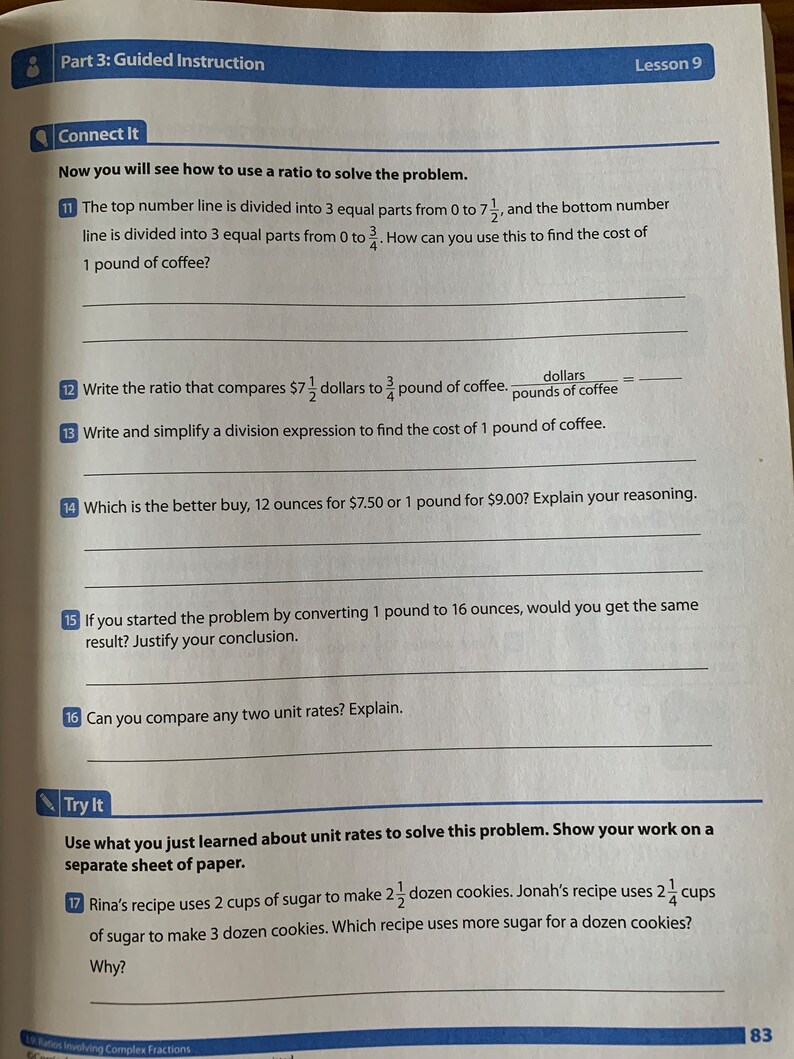 Ready Common Core Instruction Math Book - Etsy