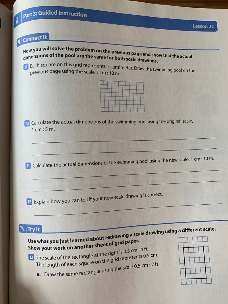 Ready Common Core Instruction Math Book - Etsy