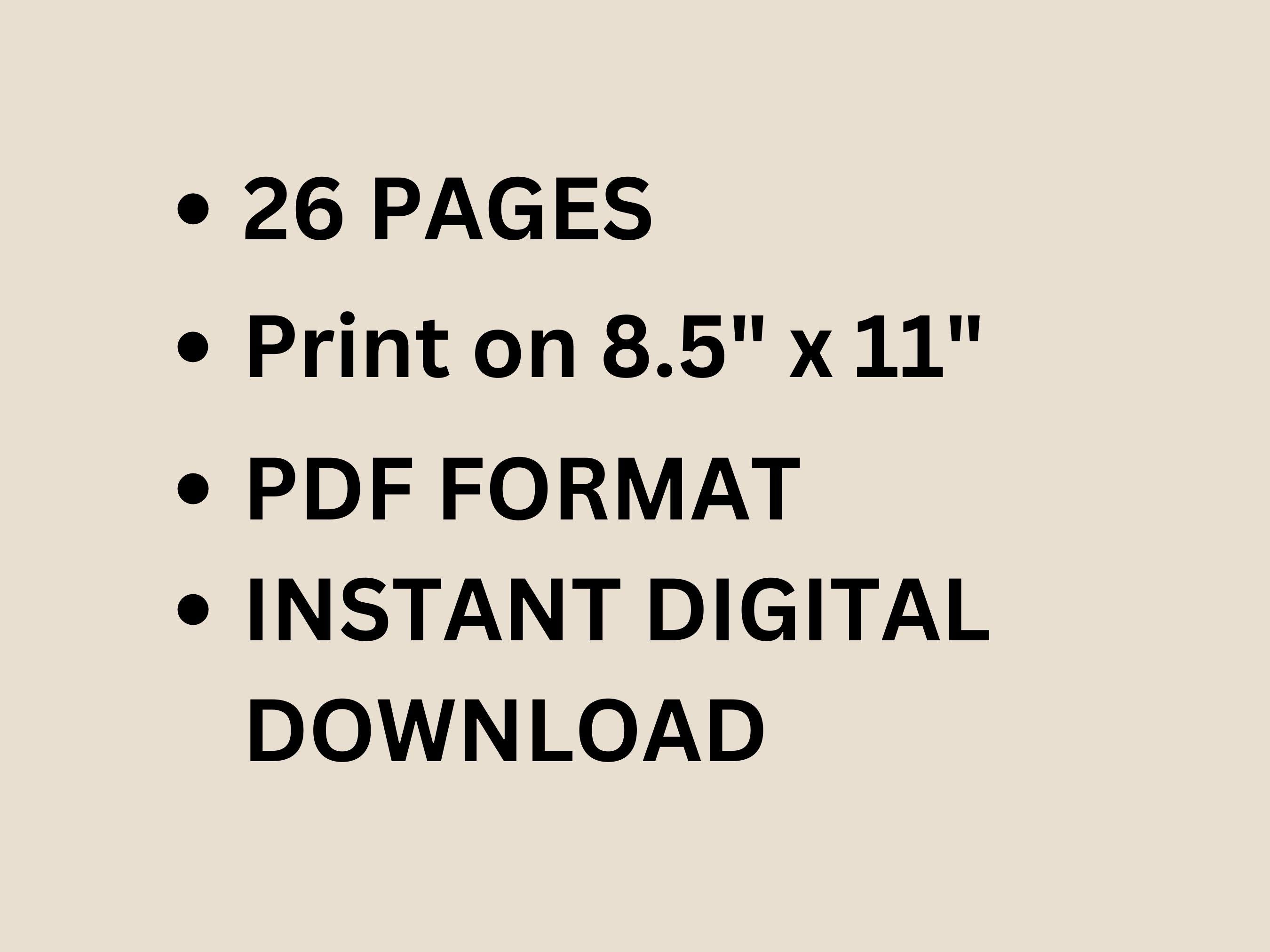 Italian Alphabet Workbook | Writing Practice, Sounds (digital Download ...