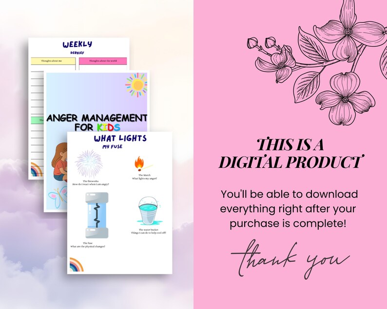 Anger Management for Kids Worksheets - Coping and Calm Down Strategies ...