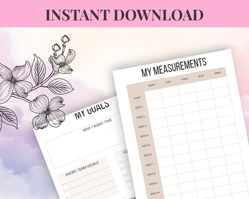 75 Hard Challenge Planner: Daily Tracker, Accountability Pages - Etsy