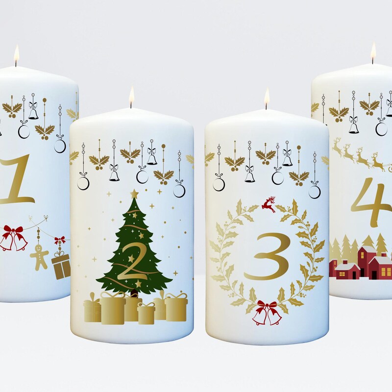 Adventskerzen 4er Set