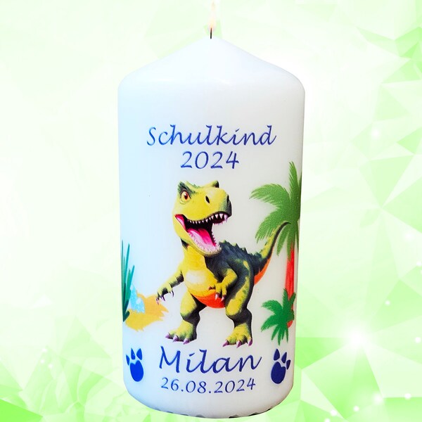 Kerze einschulung - Etsy.de