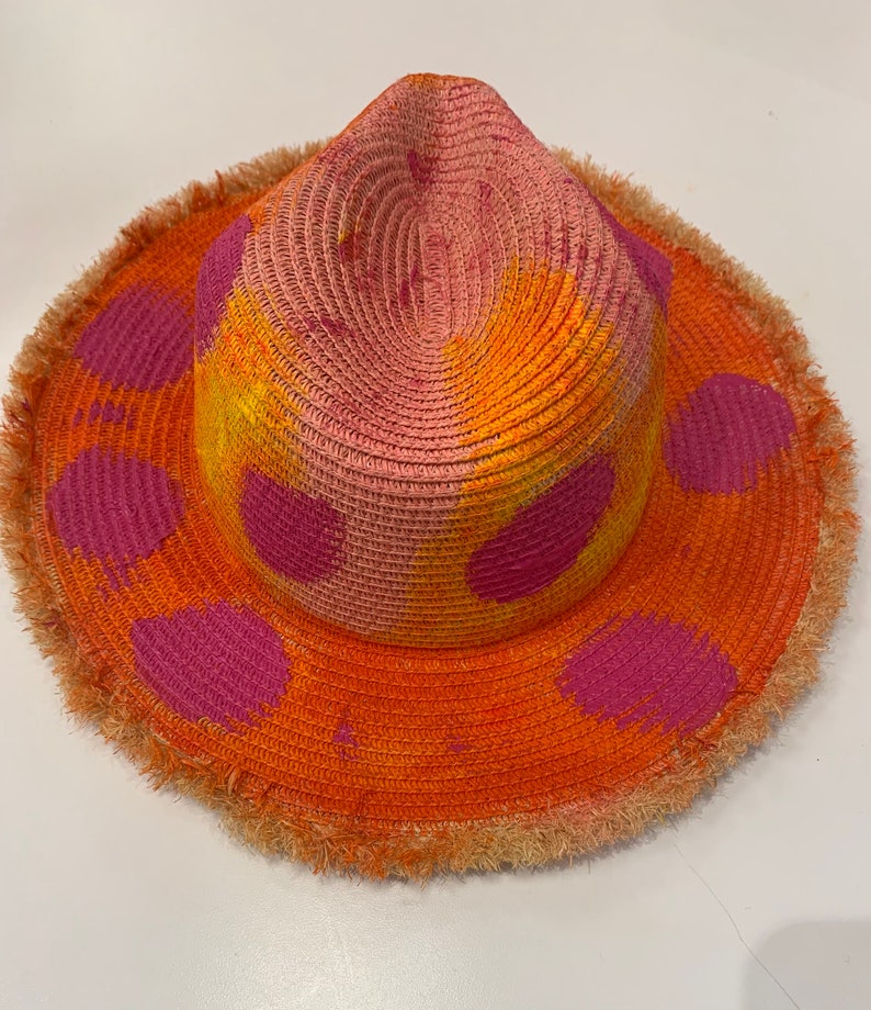 Unique Custom Hand Painted Fedora Hat - Etsy