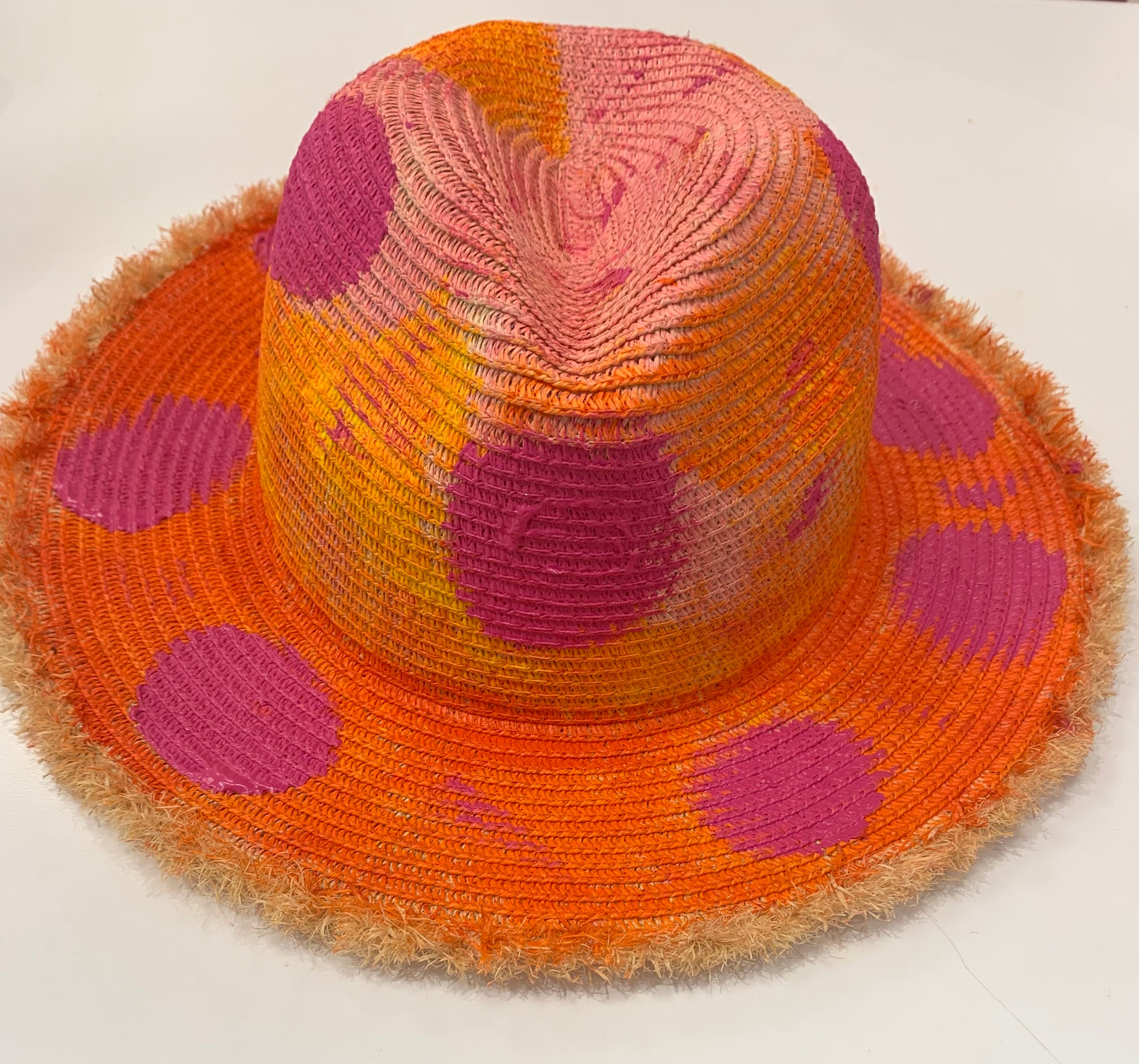 Unique Custom Hand Painted Fedora Hat - Etsy