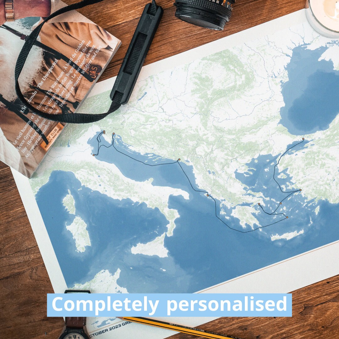 Custom Cruise Map - Etsy