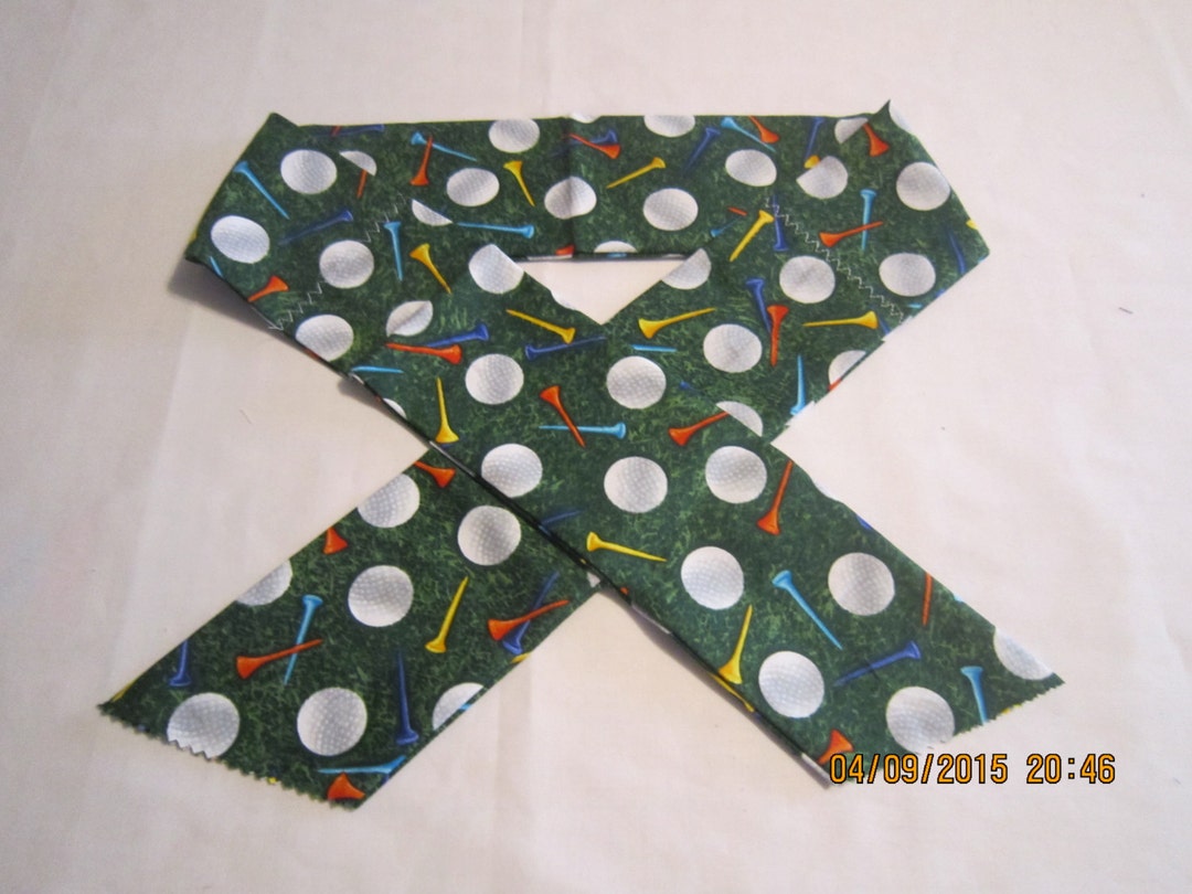 Extra Wide 3" Reusable Non-toxic Cool Wrap / Neck Cooler - Golf - Balls ...