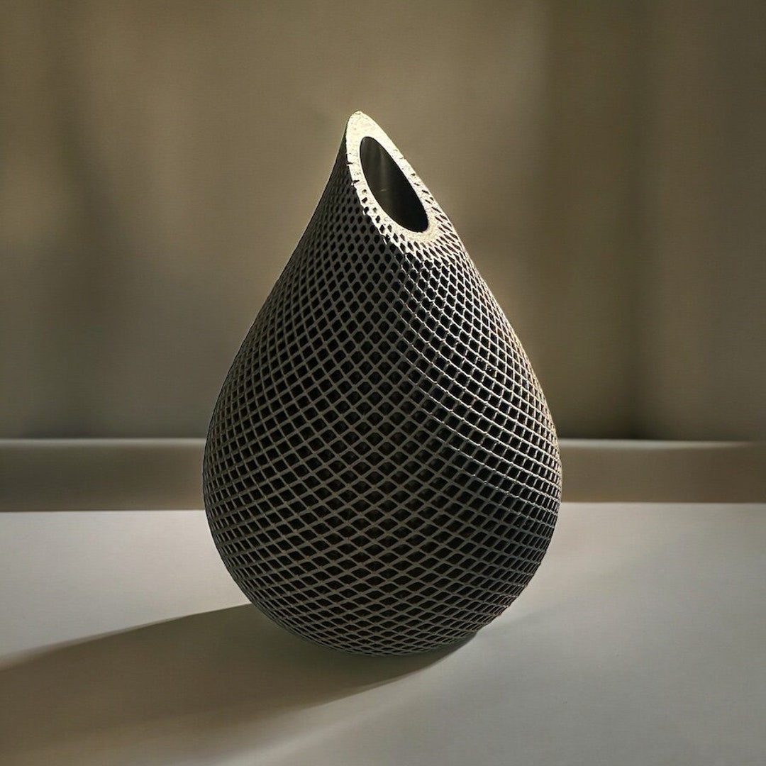 Modern Water Drop Shape Vase - Etsy