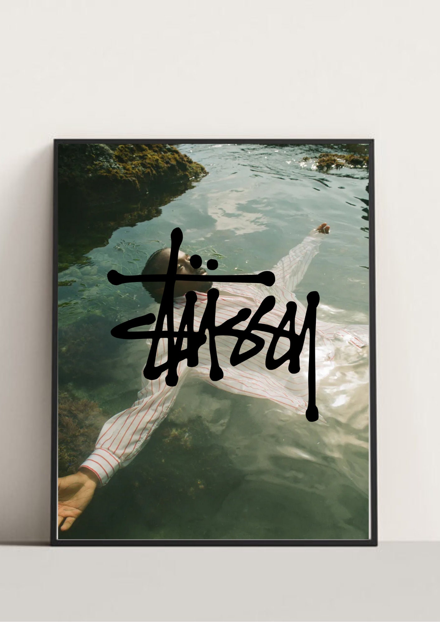 Retro Stussy Poster for Bedroom - Etsy