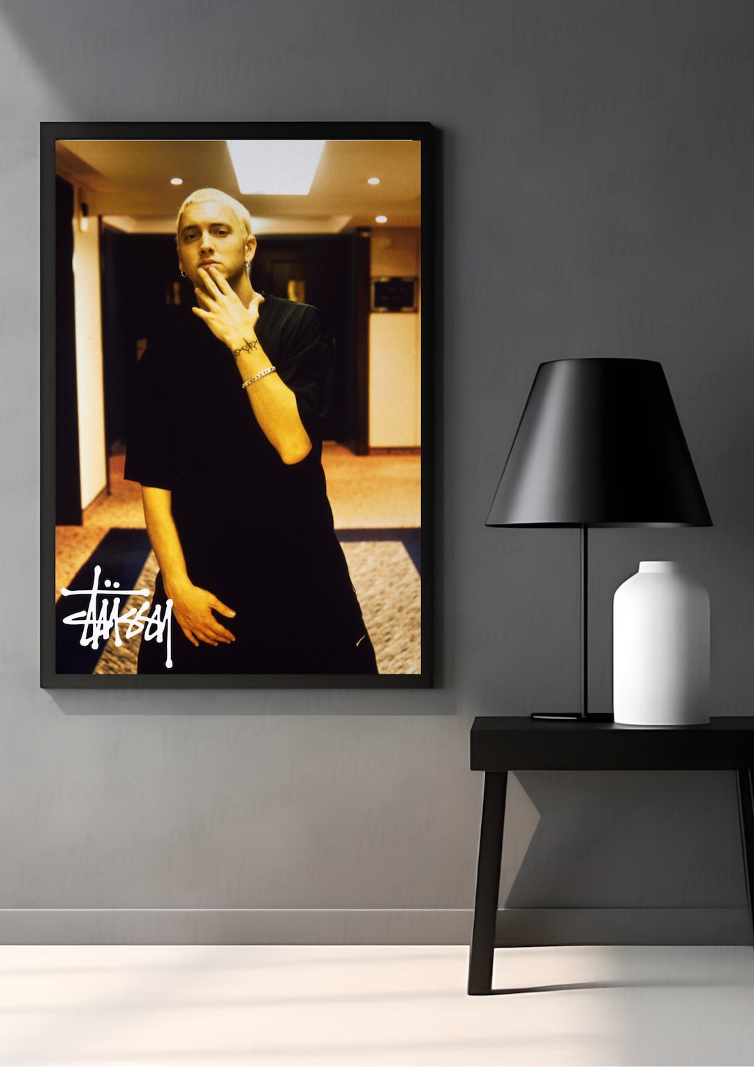 Eminem Stussy Retro Bedroom Poster Picture - Etsy