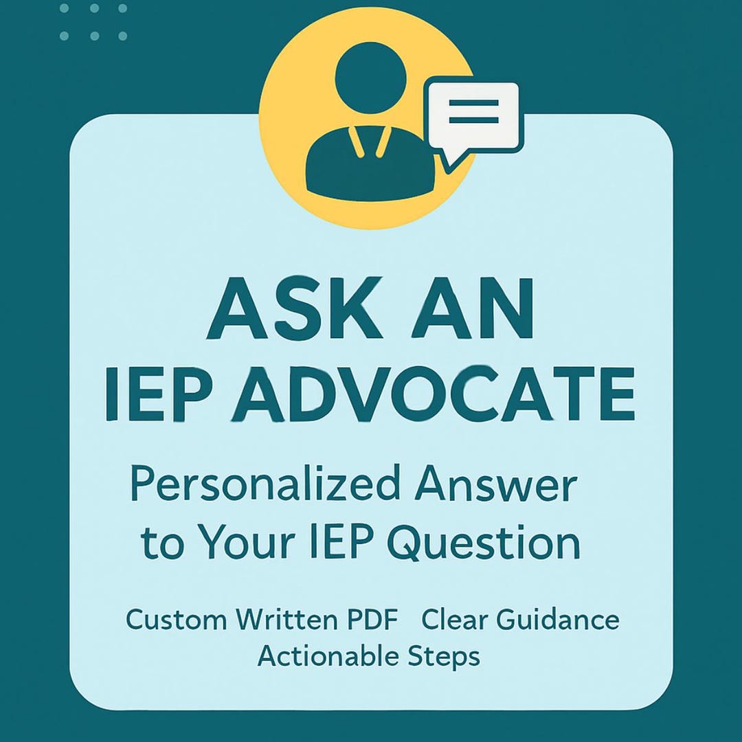 Custom IEP Advice for Parents • Ask an IEP Question • Personalized ...