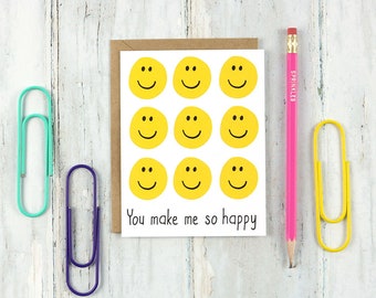 You Make Me so Happy | Etsy