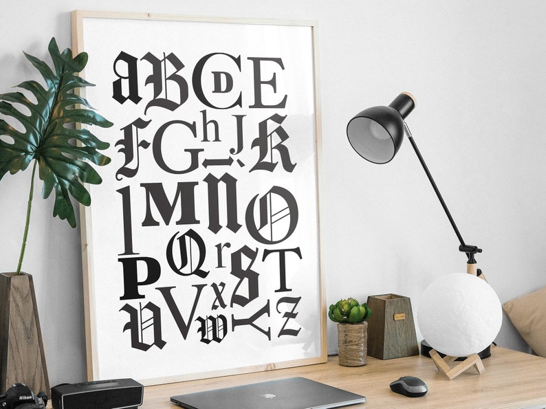 Old Style Alphabet - Etsy