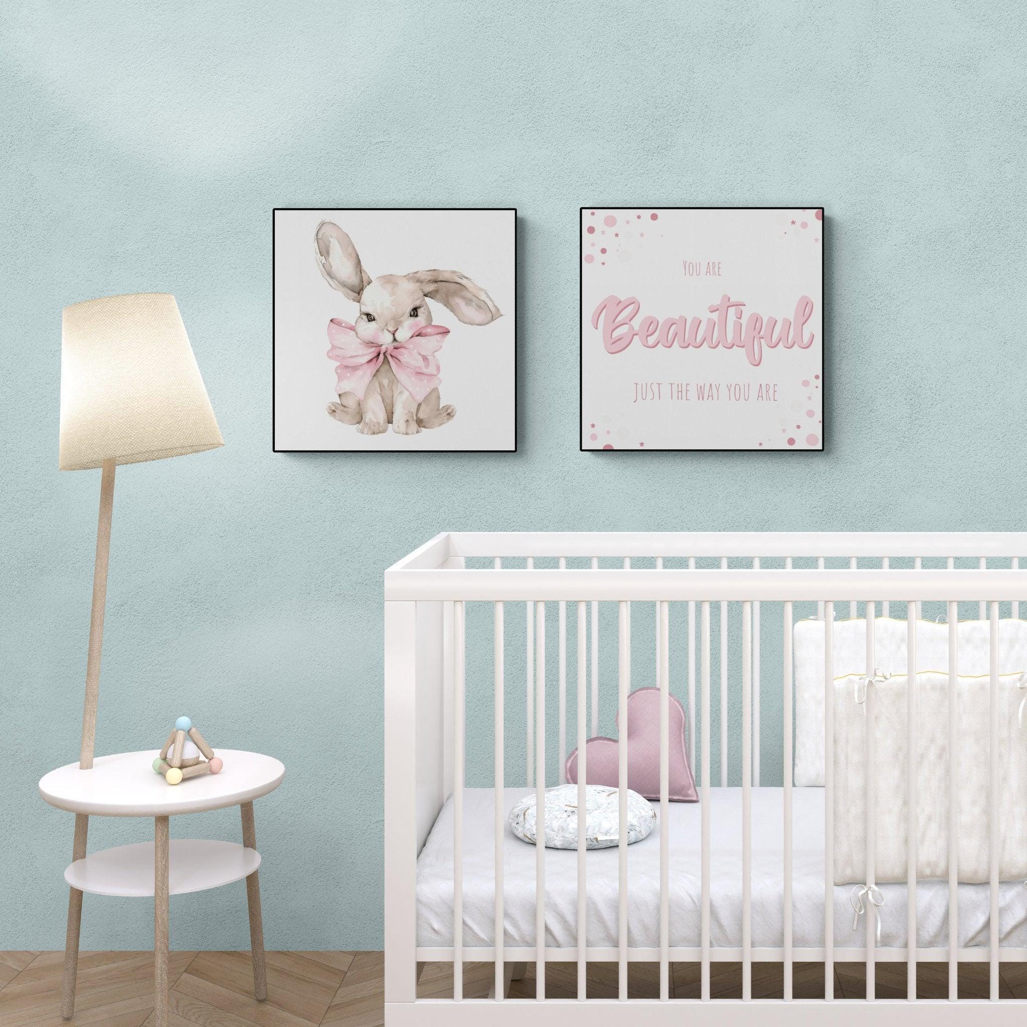 Rabbit Poster, Wooden Poster, Wall Decor, Home Decor, Gift, Kids Room ...