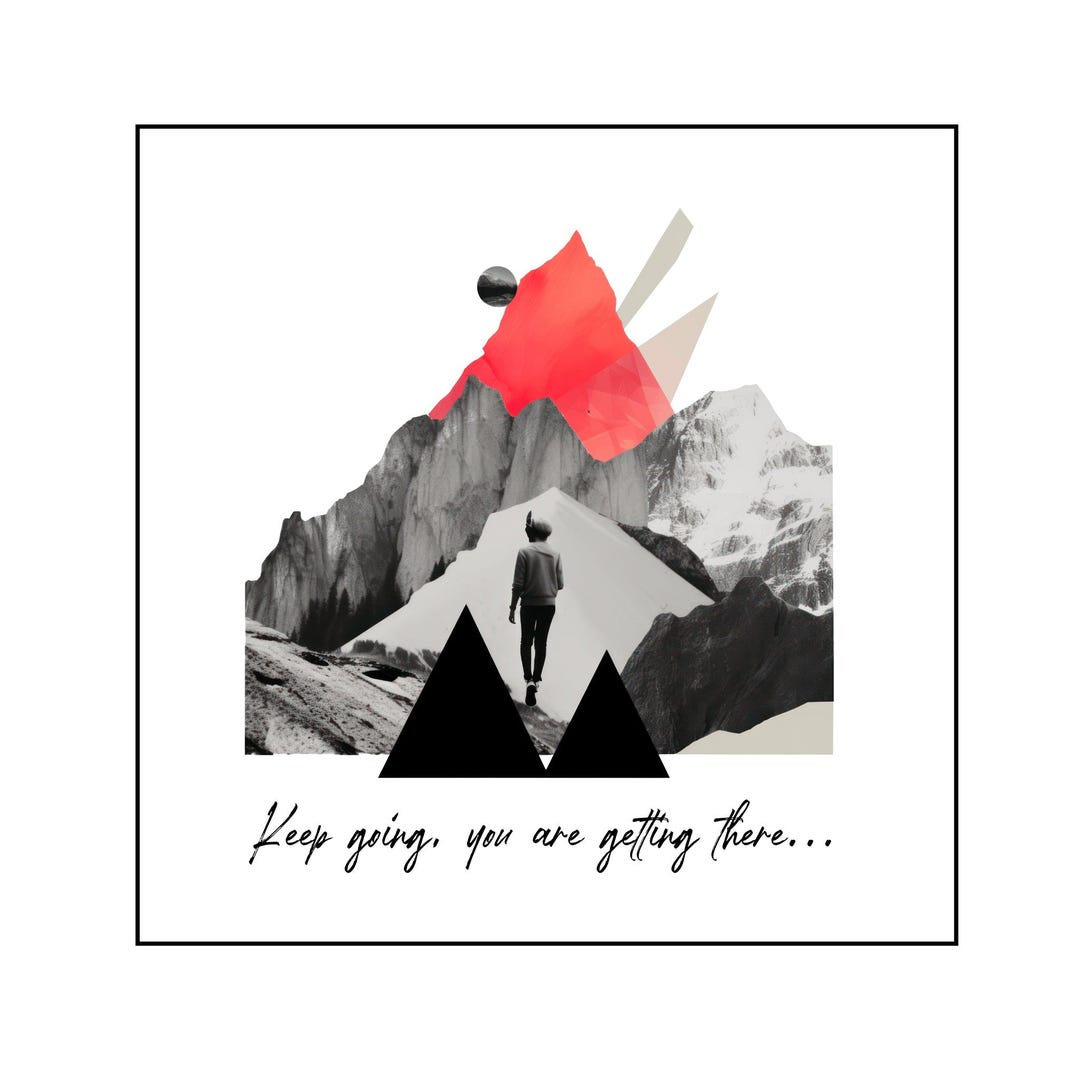 Keep Going Poster - Etsy
