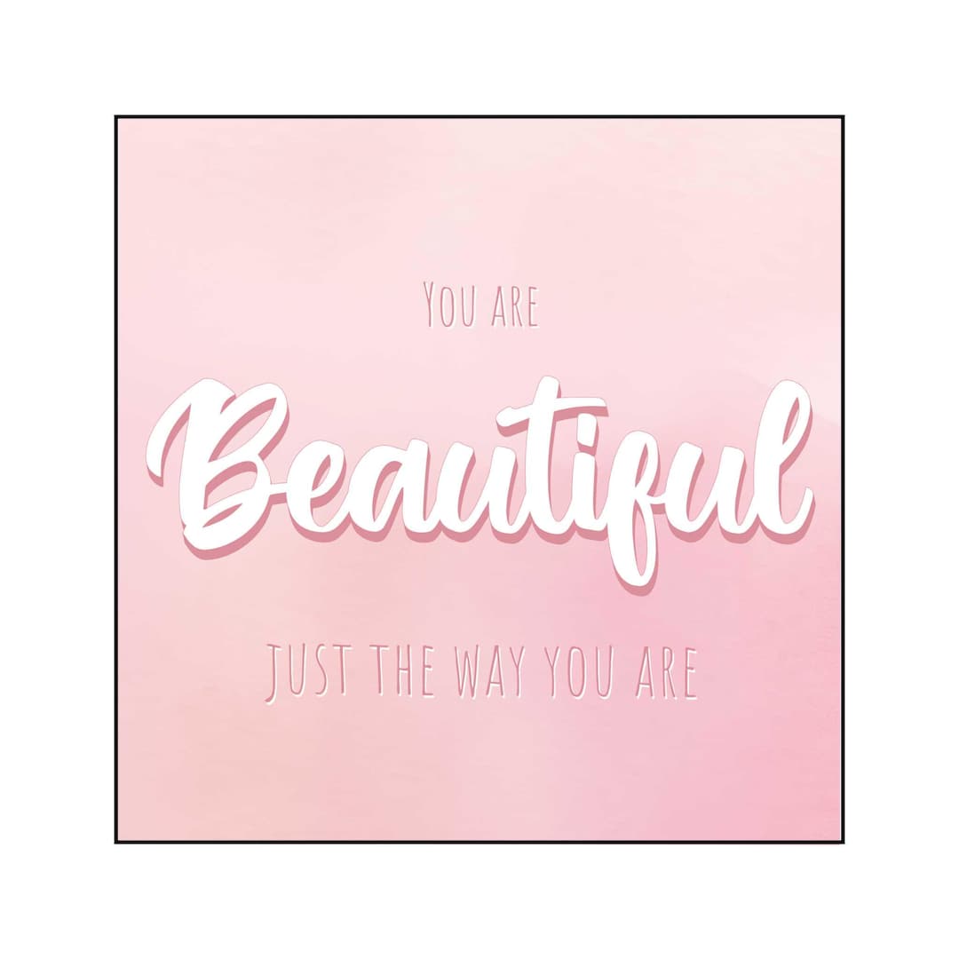 You Are Beautiful Poster, Wooden Poster, Home Decor, Gift, Kids Poster ...