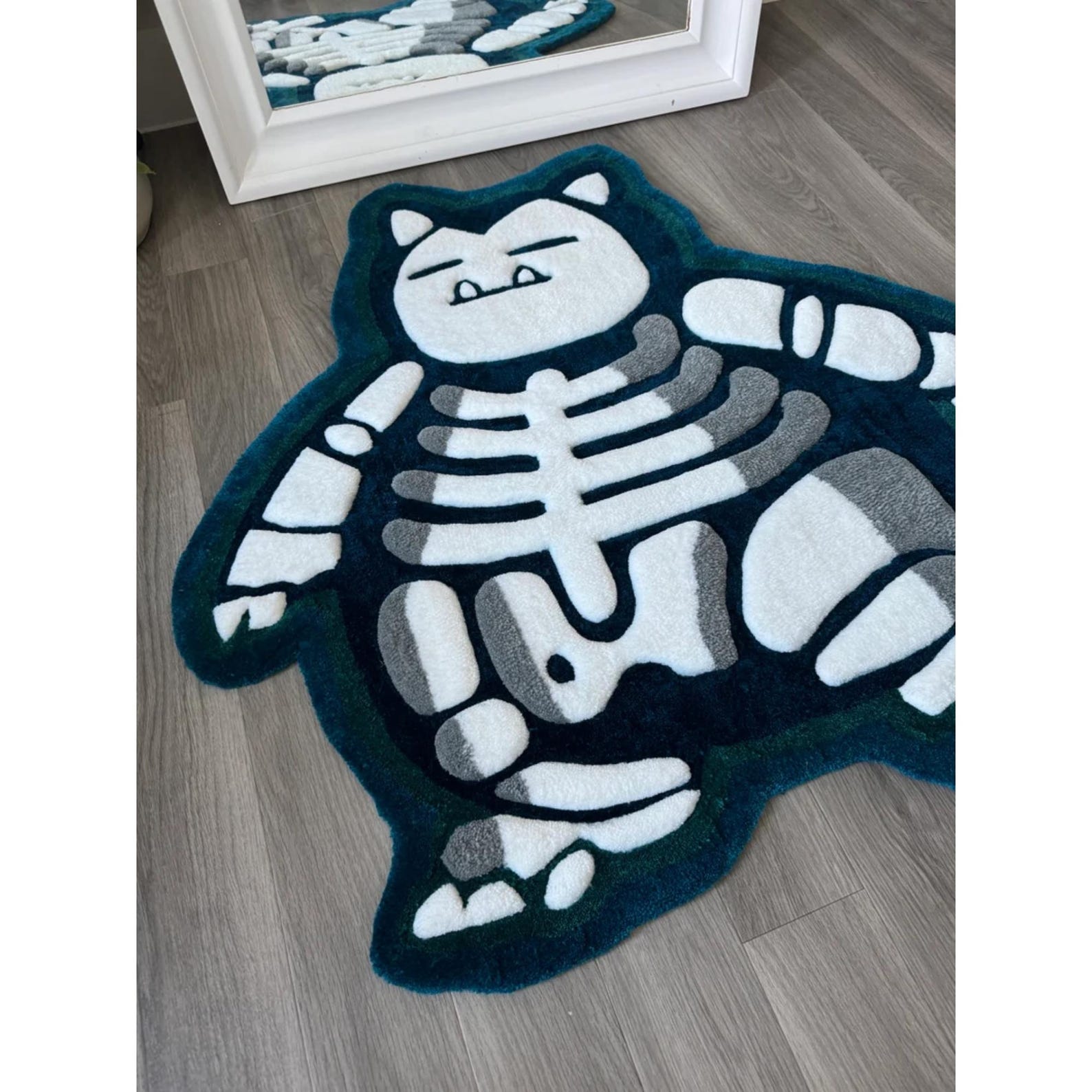 Snorlax 3D Bones X-ray Handmade Tufted Rug - Etsy