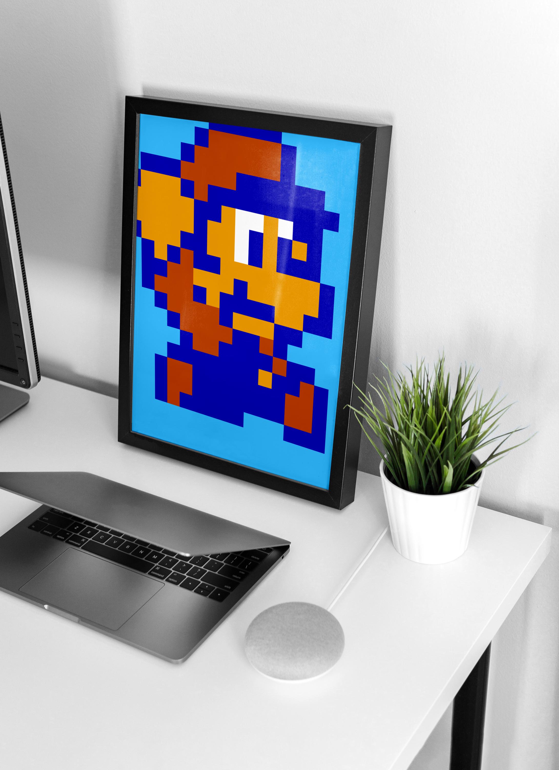 Mario Bros 2 Sprite Poster | Retro Mario Art | Nintendo Wall Decor - Etsy
