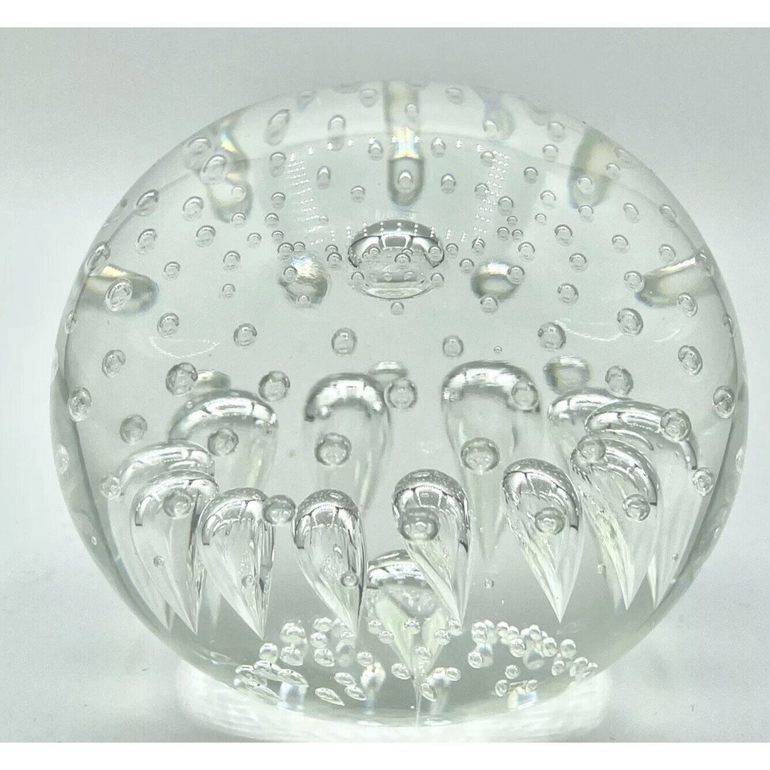 Intagilo Anton Glass Paperweight Susan Anton Carr Hand Blown Artist ...