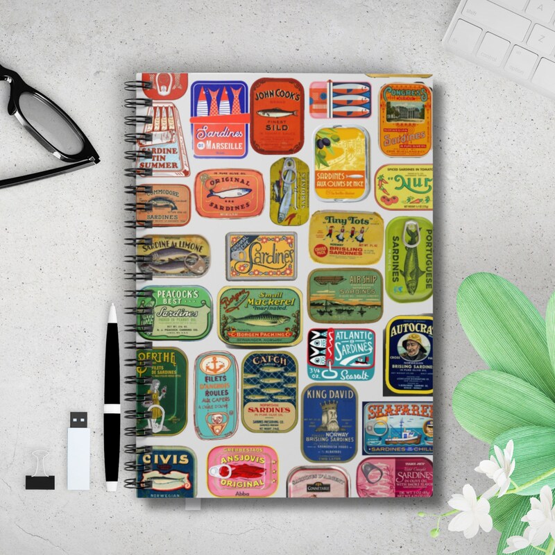 Preppy Notebook - Etsy