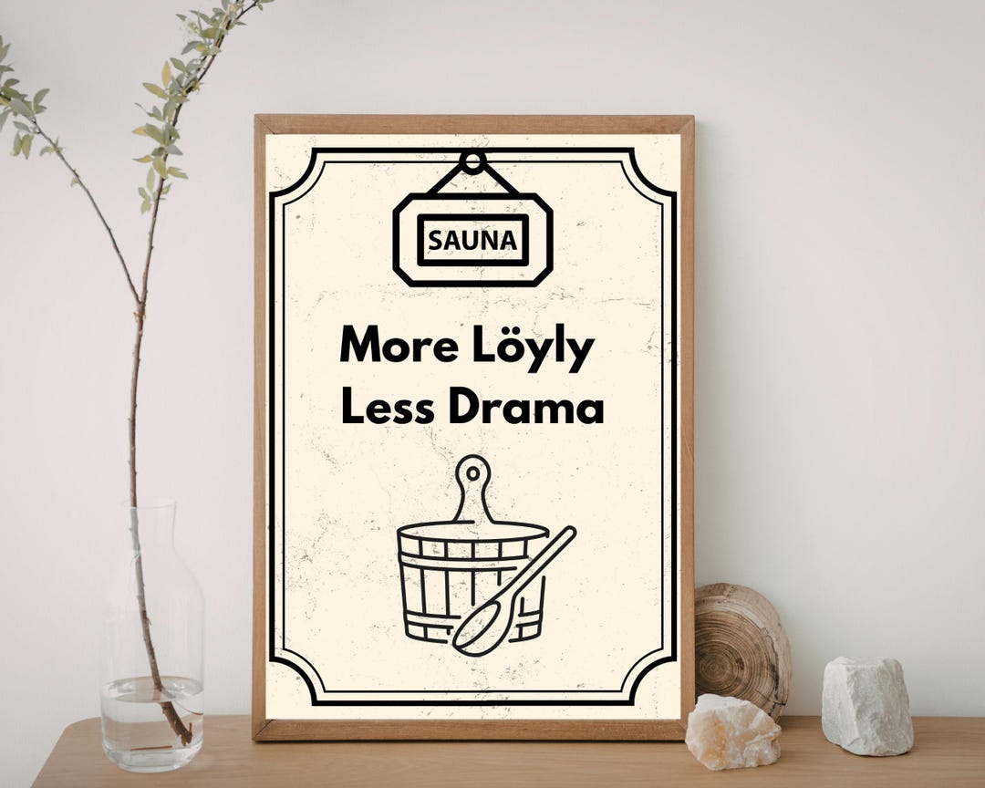 Funny Printable Sauna Sign for Home Spa, Gym or Vacation Rental - Etsy