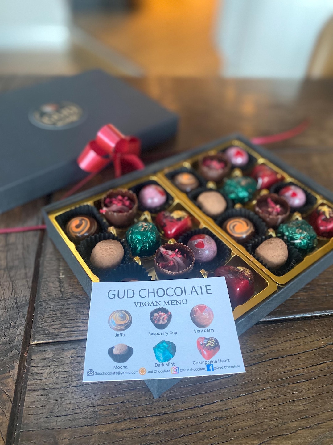 Artisan Vegan Chocolate Box Chocolate Vegan Chocolate Vegan Gift ...