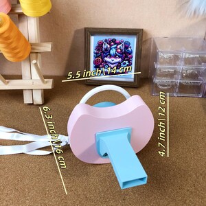 Pastel Pacifier Fan for Furry Fursuits – 3D Printed Hand Fan Wearable ...