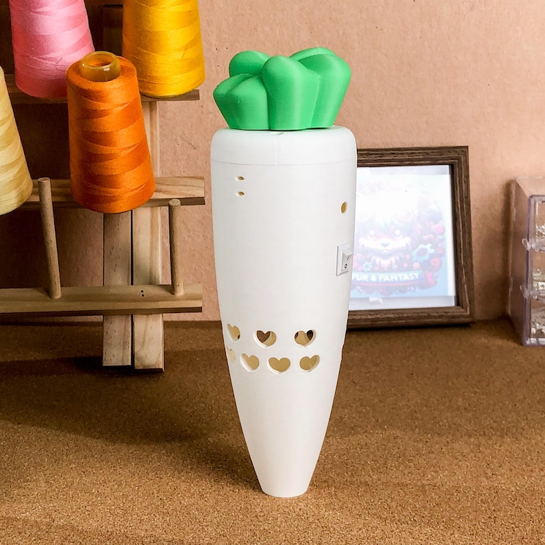 Carrot Fursuit Cooling Fan Wearable Neck Cosplay Accessory Rechargeable ...