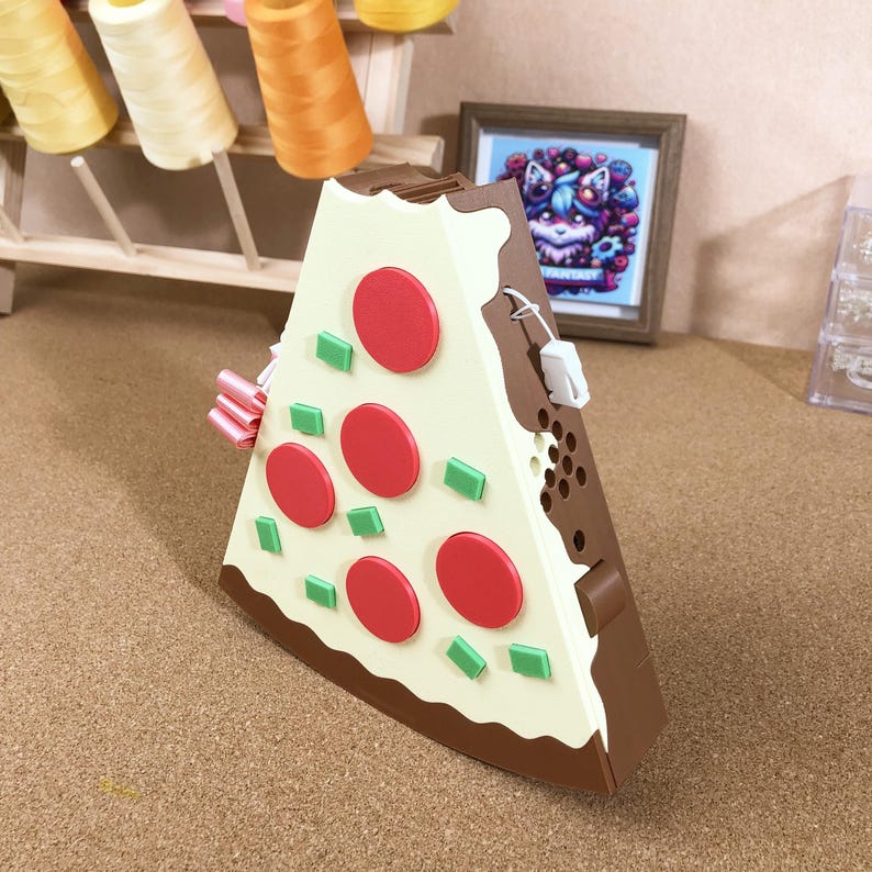 Pizza Slice Fan Furry Fursuit Cooling Cosplay Hand Fan, 3D Printed ...