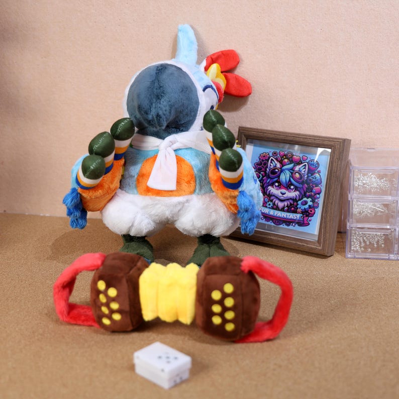 Kass Plush Toy With Sound Module Zelda Collectible Bard Figurine Hyrule ...