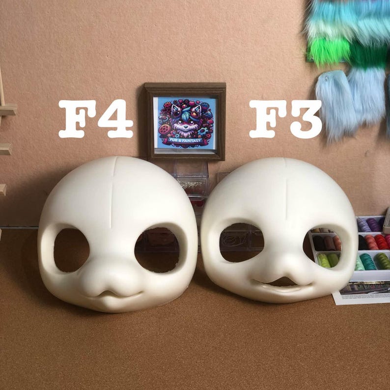 Foam Fursuit Head Base Lightweight Handmade EVA Foam Animal Skull for ...