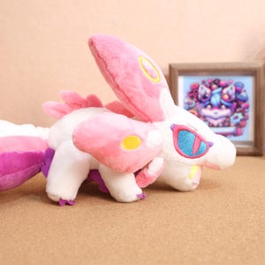 Monster Hunter Mizutsune Plush Doll Bubble Fox Dragon Cotton Toy MH MHR ...