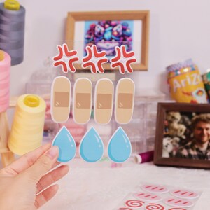 Fursuit Bubble Stickers Set of 2 Furry Fursuit Adorable, Accessories ...