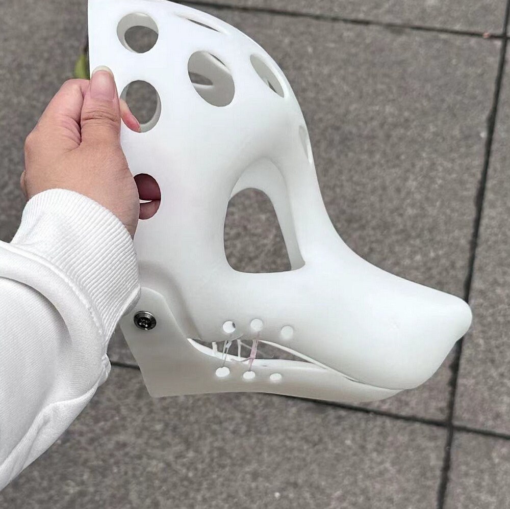 Furry Fursuit Moving Jaw Head Base 3D Print Round Eyes Kemono Cosplay ...