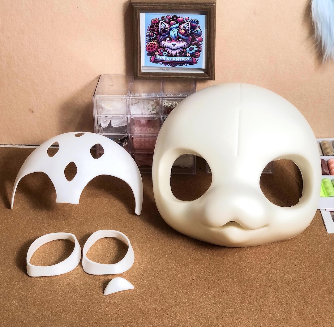 Foam Fursuit Head Base Lightweight Handmade EVA Foam Animal Skull for ...