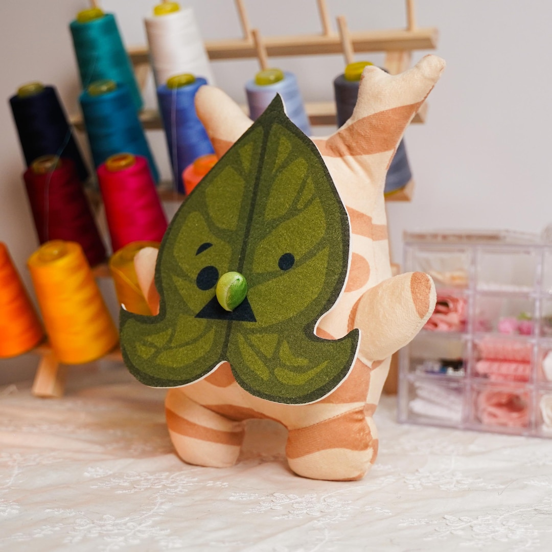 Zelda Korok Plush With Sound Effect, Unique Handmade Plushie, Cosplay ...