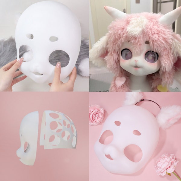 12 Styles Fursuit Head Base Kemono Mask Kigurumi Head Base Furry ...