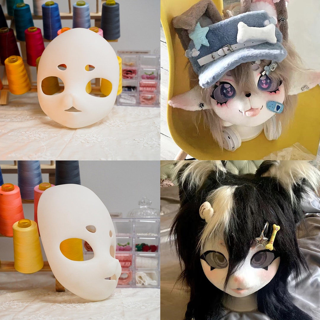 Short Snout Rabbit Head Base With Furry Face Option, Fursuit (kig ...