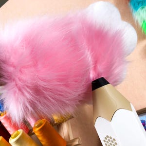 Furry Fursuit Pencil Fan 3D Printed Cosplay Accessory Portable Fan Long ...