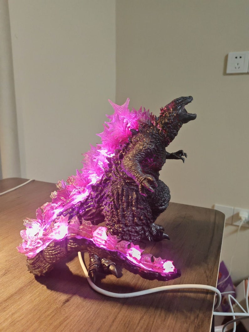 Monster Godzilla Humidifier Figure Essential Oil Diffuser Dynamic Light ...