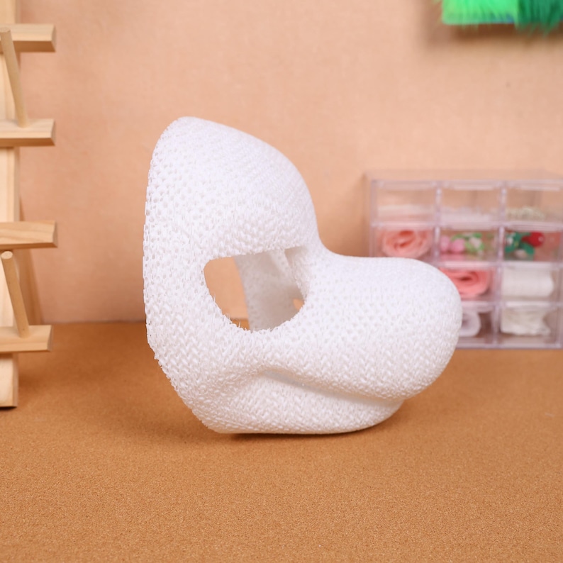 TPU Fursuit Head Base Mesh Flexible Breathable Canine Base K9 Furry ...