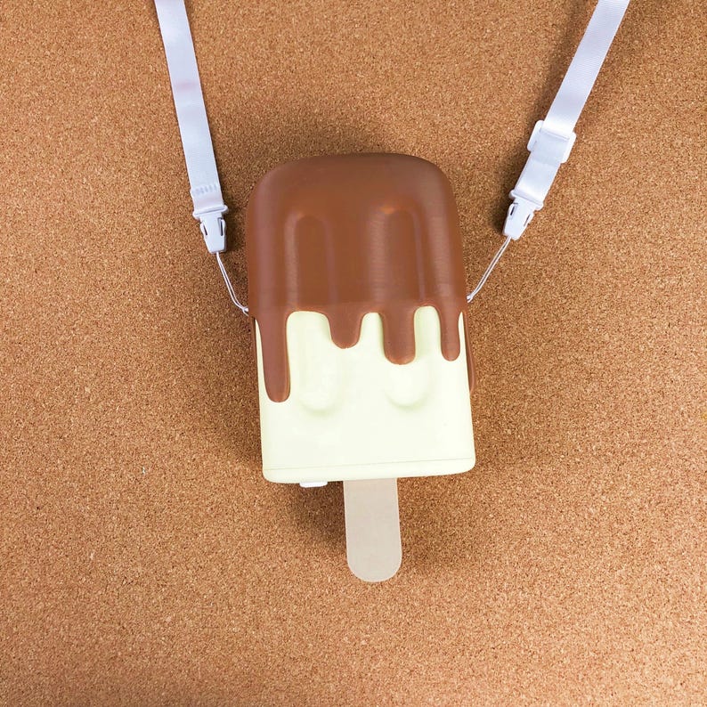 Furry Fursuit Ice Cream Bar Fan Mini Handheld Cooler Rechargeable 3D ...