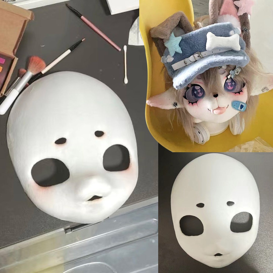 Short Snout Rabbit Head Base With Furry Face Option, Fursuit kig Series ...