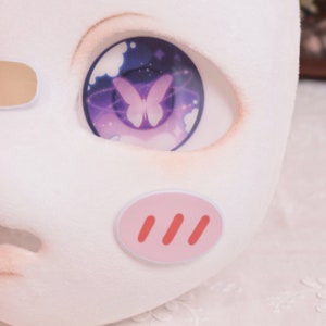 Fursuit Bubble Stickers Set of 2 Furry Fursuit Adorable, Accessories ...