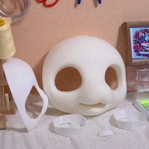 Soft Snoot Base Lightweight Furry Head Base for Fursuit Cosplay Puppy ...