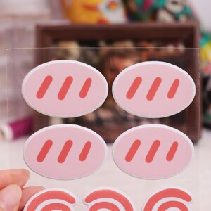 Fursuit Bubble Stickers Set of 2 Furry Fursuit Adorable, Accessories ...