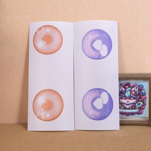 Fursuit Eye Mesh Waterproof Sublimated Costume Eyepieces Multiple Sizes ...